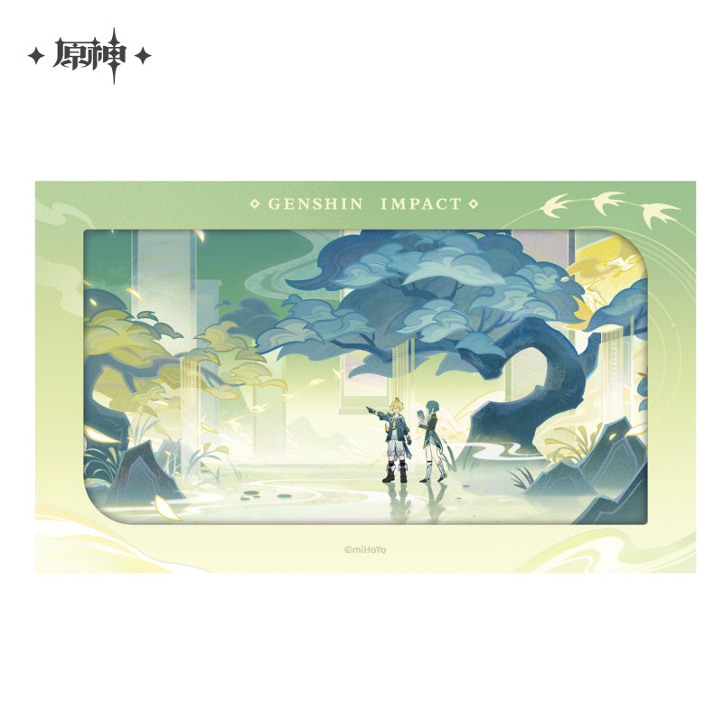 原神 Genshin Impact Waterborne Poetry Series Collection Card D (Xingqiu,
