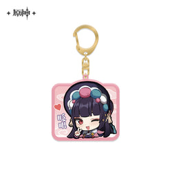 原神 Genshin Impact Chibi Stickers Acrylic Keychain Yunjin